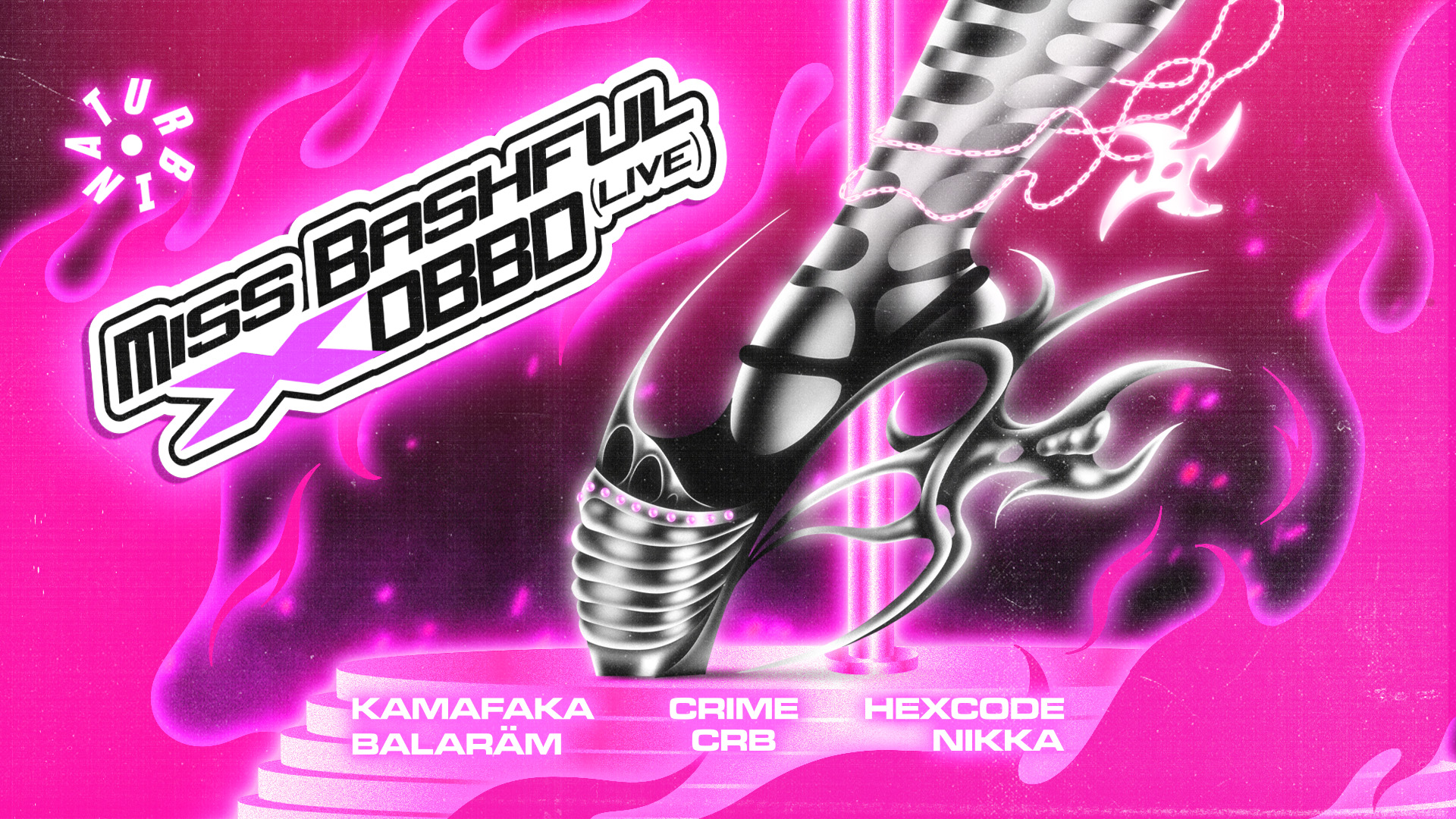 CRIME w/ Miss Bashful x DBBD (live) | turbinabudapest.hu | Esemény Budapest