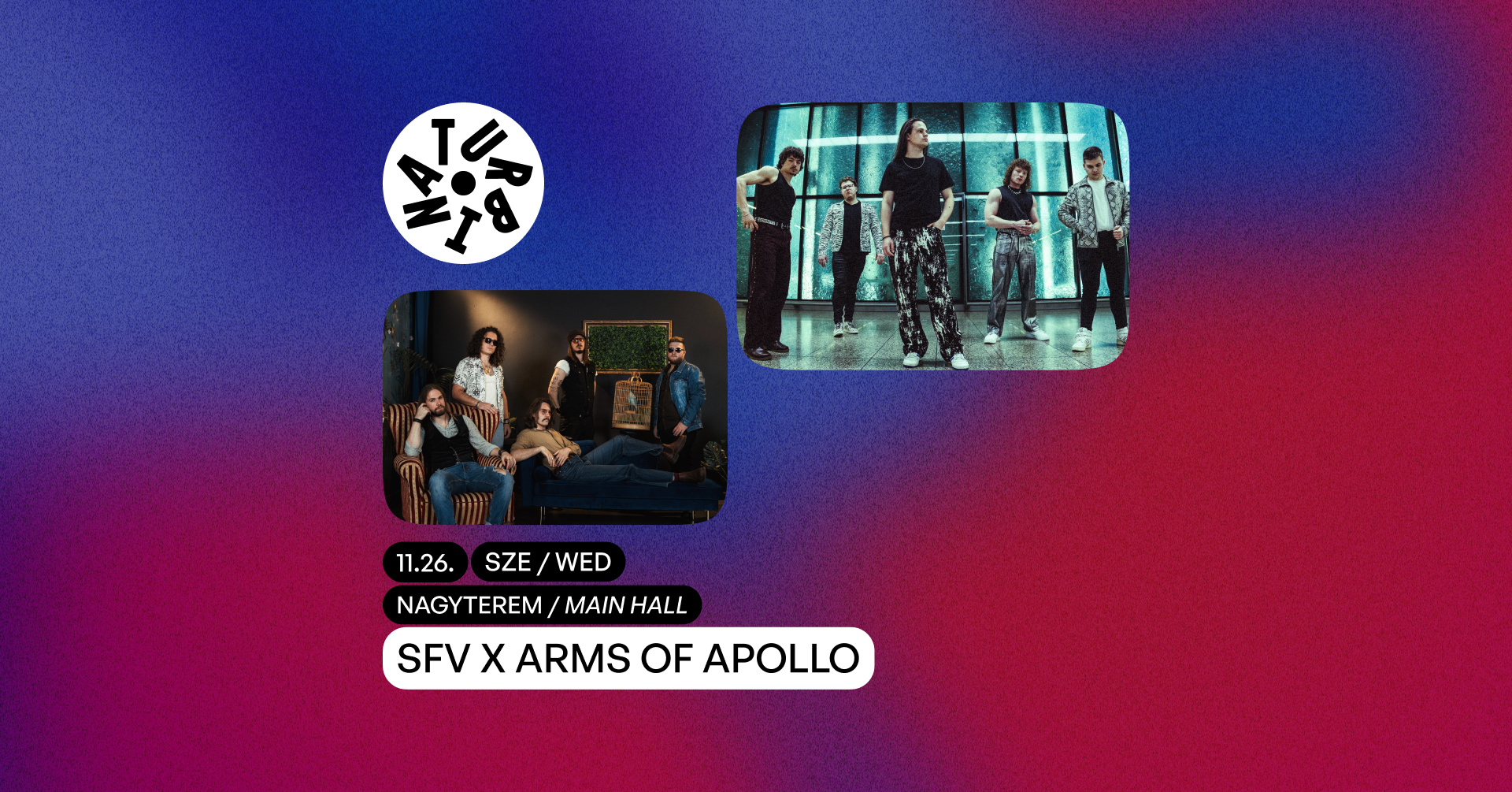SFV x Arms of Apollo | turbinabudapest.hu | Esemény Budapest